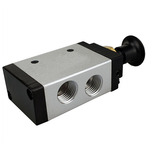 3R Manual Operated Push Pull Valve 1/8" 1/4" 3/8" Pipe Size 3/2 Way ...