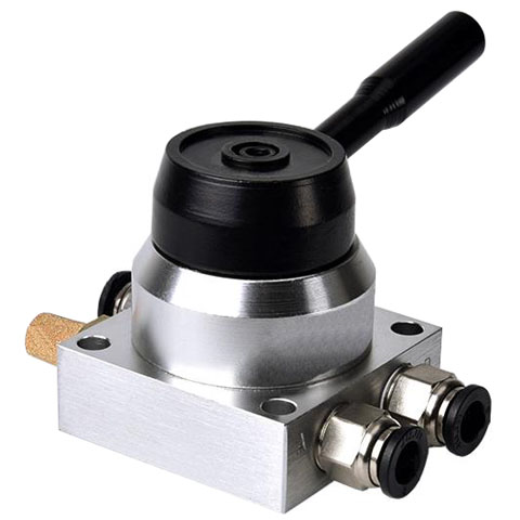 K24/K34 Rotary Hand Operated Valve Hand Lever Valve 1/4" Pipe Size 4/2 ...